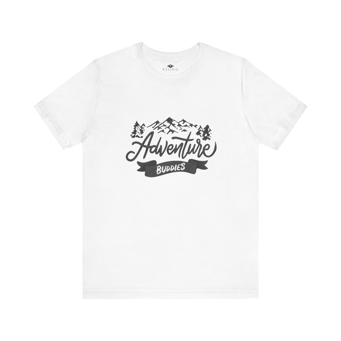 Adventure Text Printed T-Shirt round neck Unisex – Kyloug