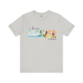 I Love Summer Text Printed round neck T-Shirt for men women – Kyloug